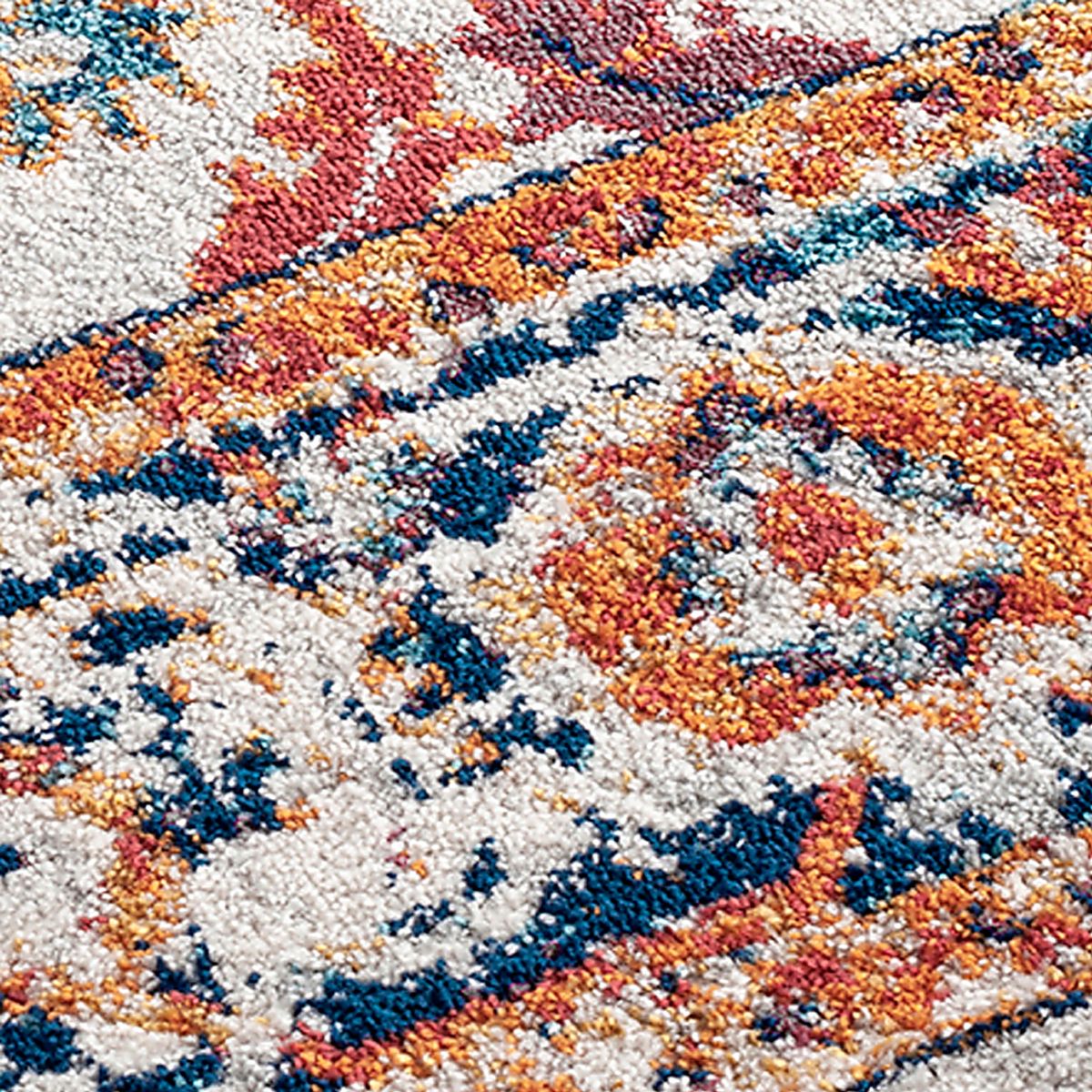 Mulmeda Multi,Orange Multi,Orange,Red Rugs | Rooms to Go