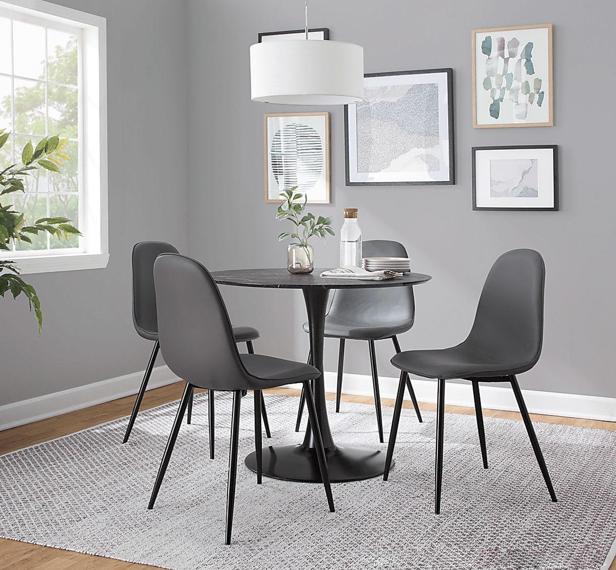 Mulroy Black Black,Colors Dining Table | Rooms to Go