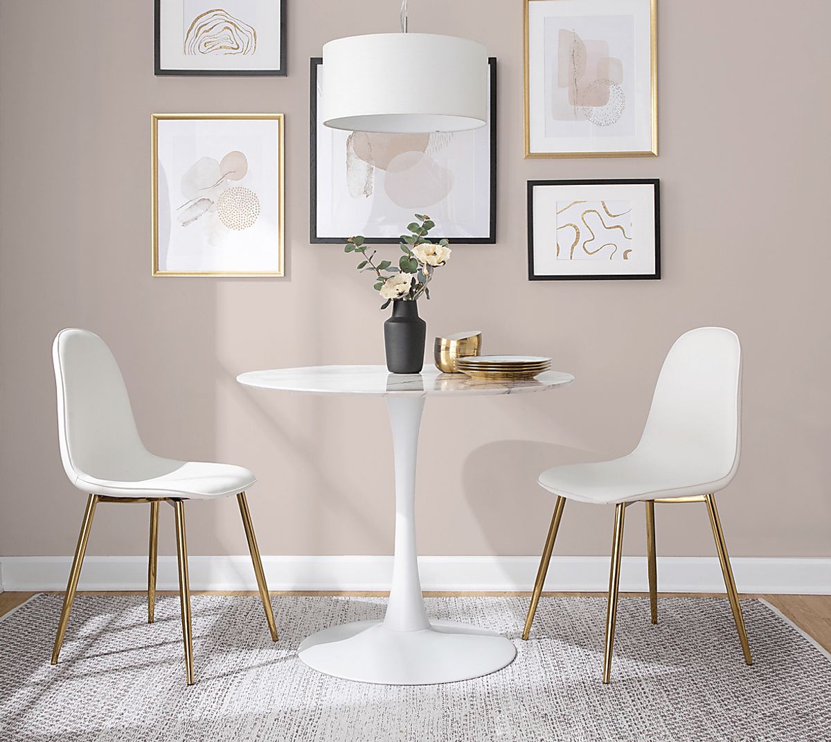 Mulroy White Colors,White Dining Table | Rooms to Go