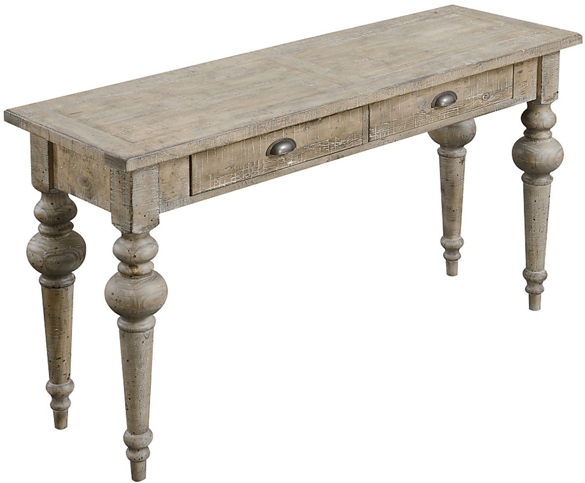 Naniloa Taupe Beige Sofa Table | Rooms to Go