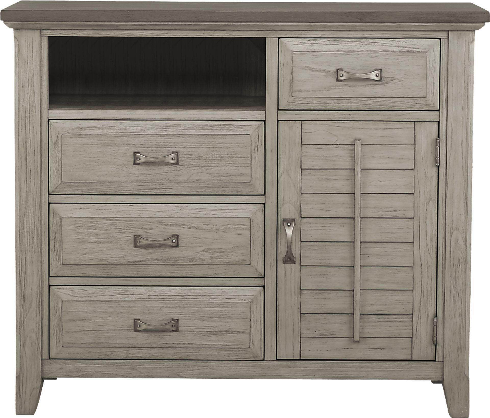 Nantucket Breeze Gray Bureau | Rooms to Go