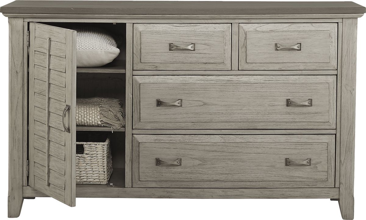 Nantucket Breeze Gray Dresser | Rooms to Go