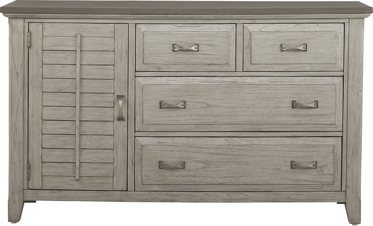 Nantucket Breeze Gray Dresser | Rooms to Go