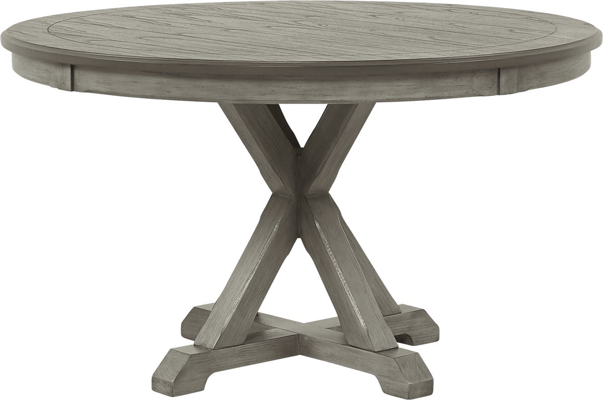 Nantucket Breeze Gray Round Dining Table | Rooms to Go