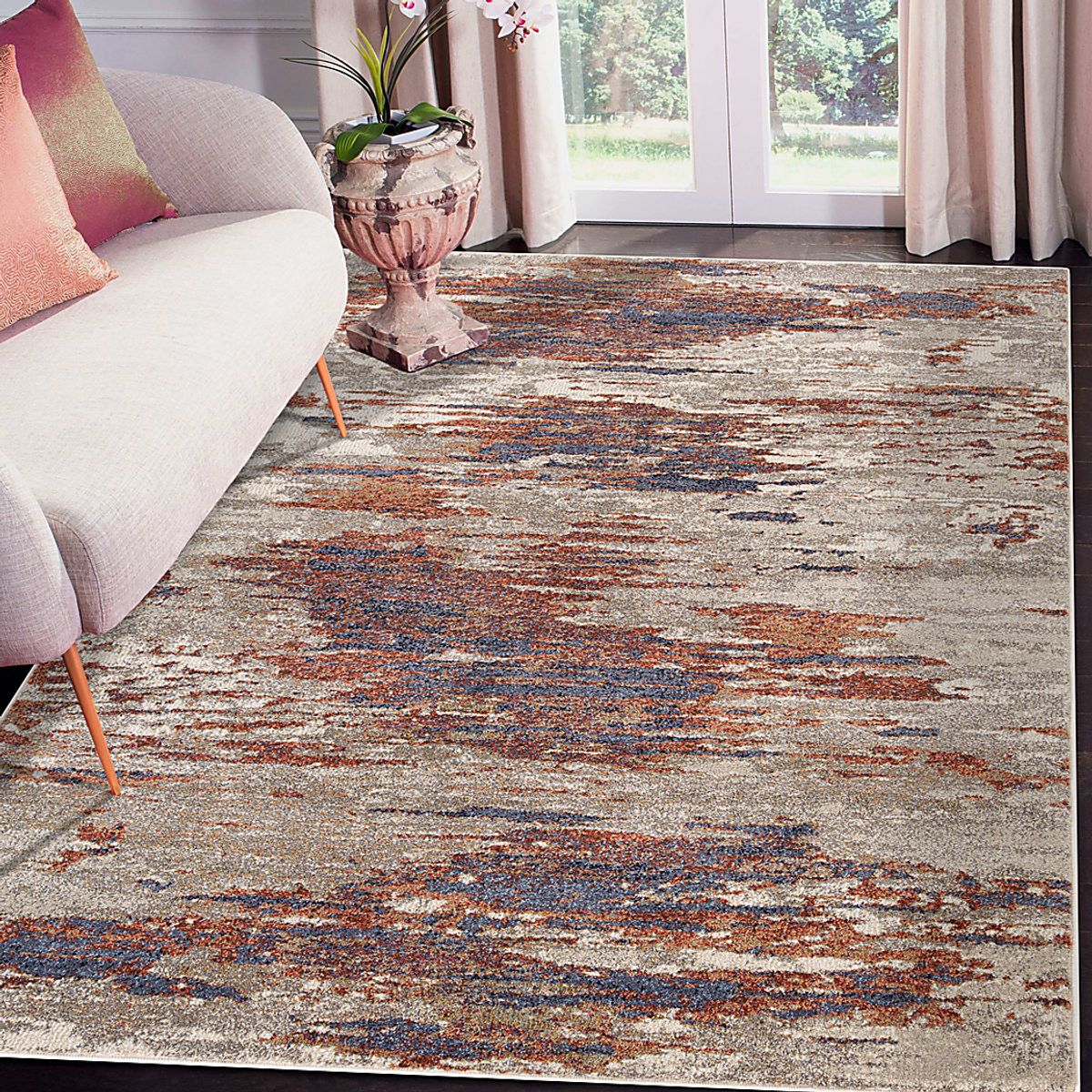 Narman Beige Rugs | Rooms to Go