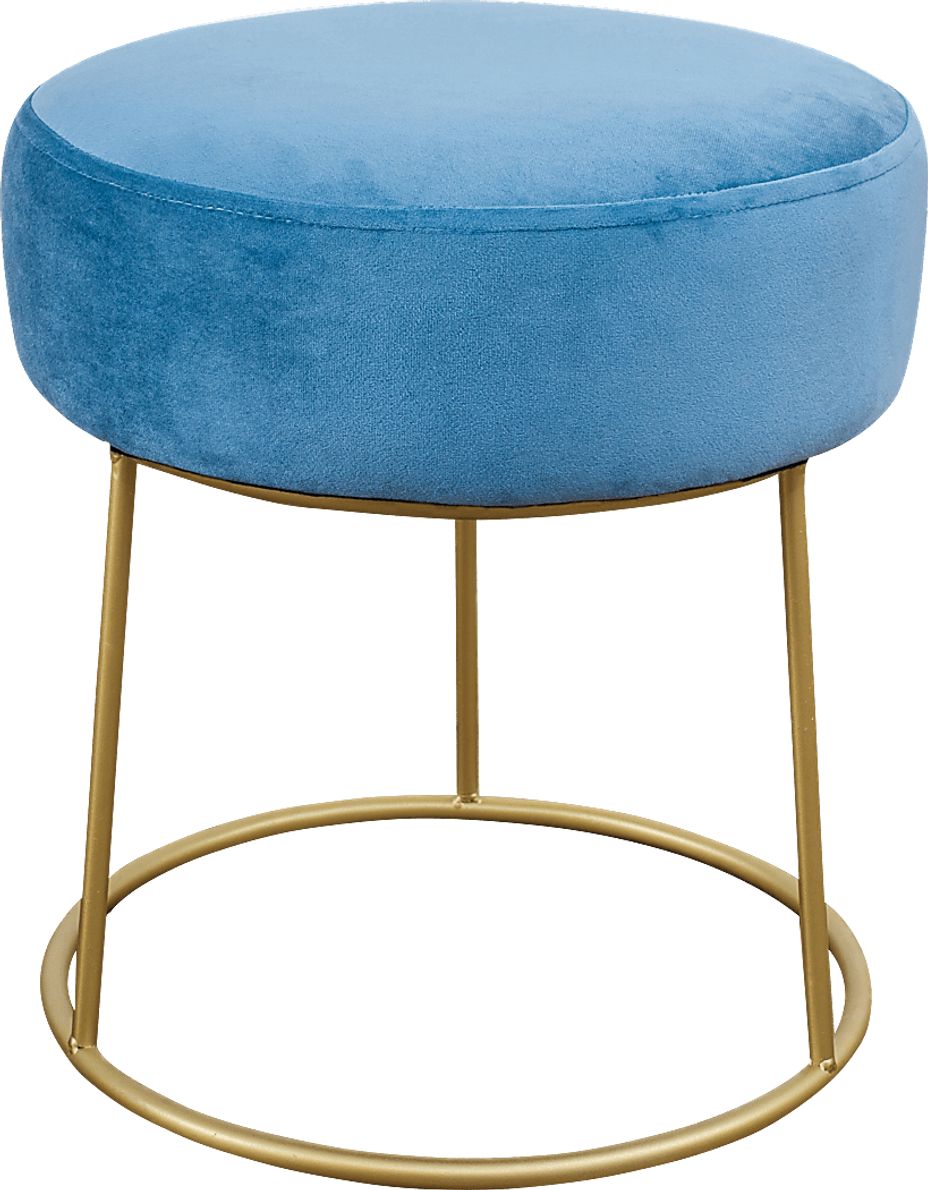Nashua Blue Stool - Rooms To Go