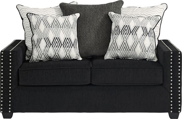 Black Loveseats: Charcoal Loveseat Sofas