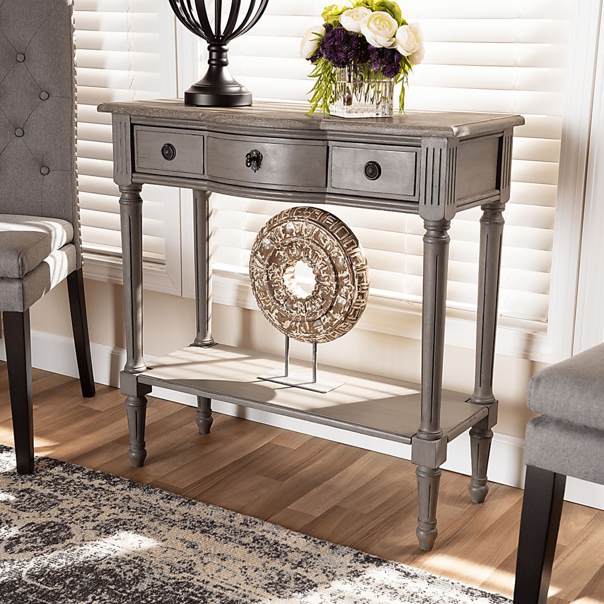 Natrona Gray Console Table | Rooms to Go