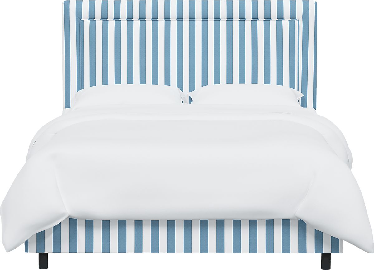 Nautical Blues Blue Colors Cotton Fabric Twin Bed | Rooms to Go