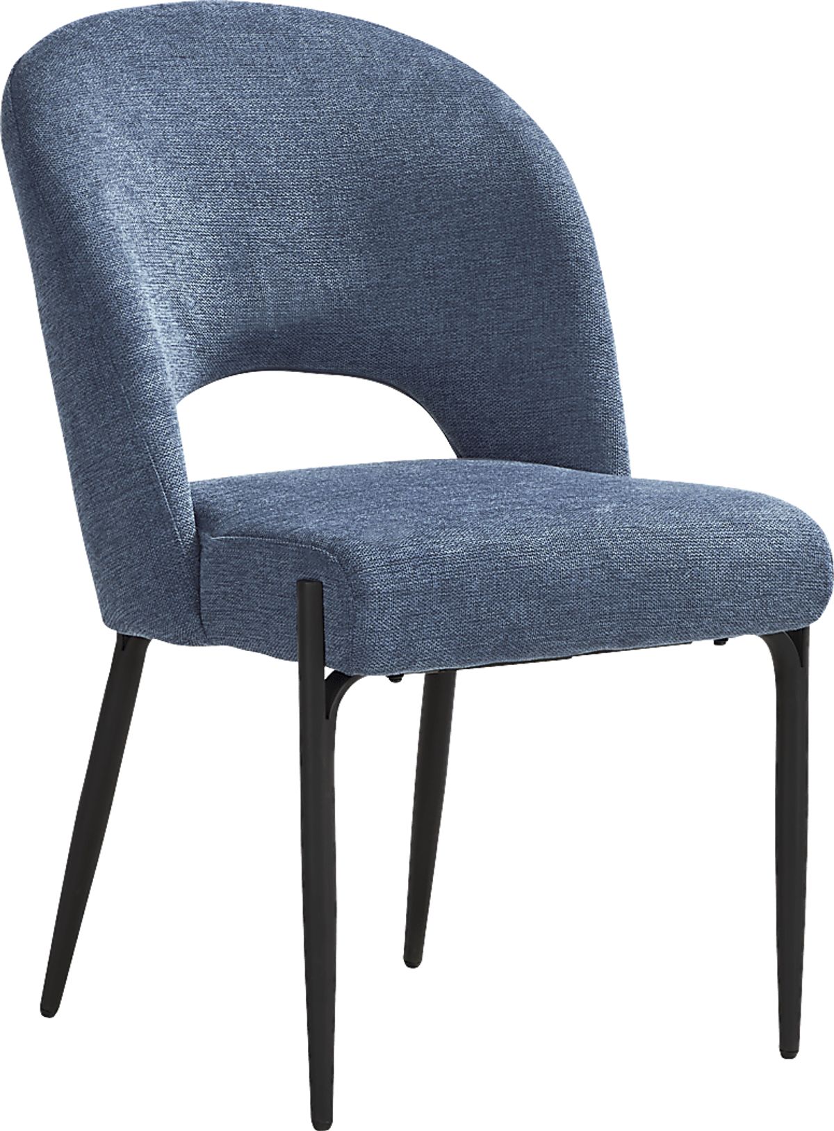 Navarro Black Black,Colors Blue Dining Chair | Rooms to Go