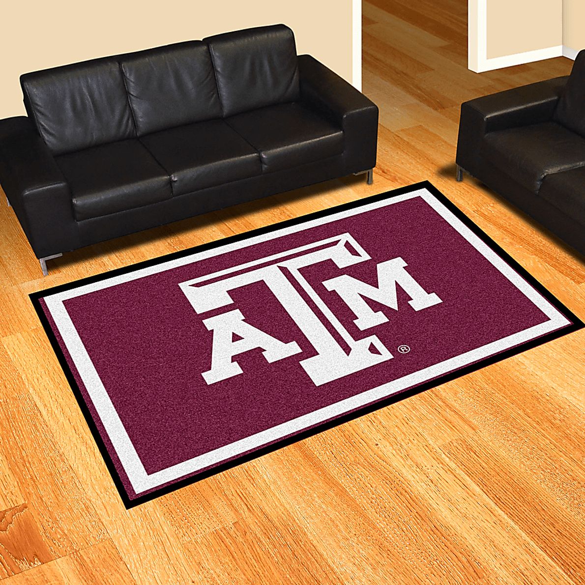 NCAA Big Game Texas A&M University 5' x 8' Rug - Rooms To Go