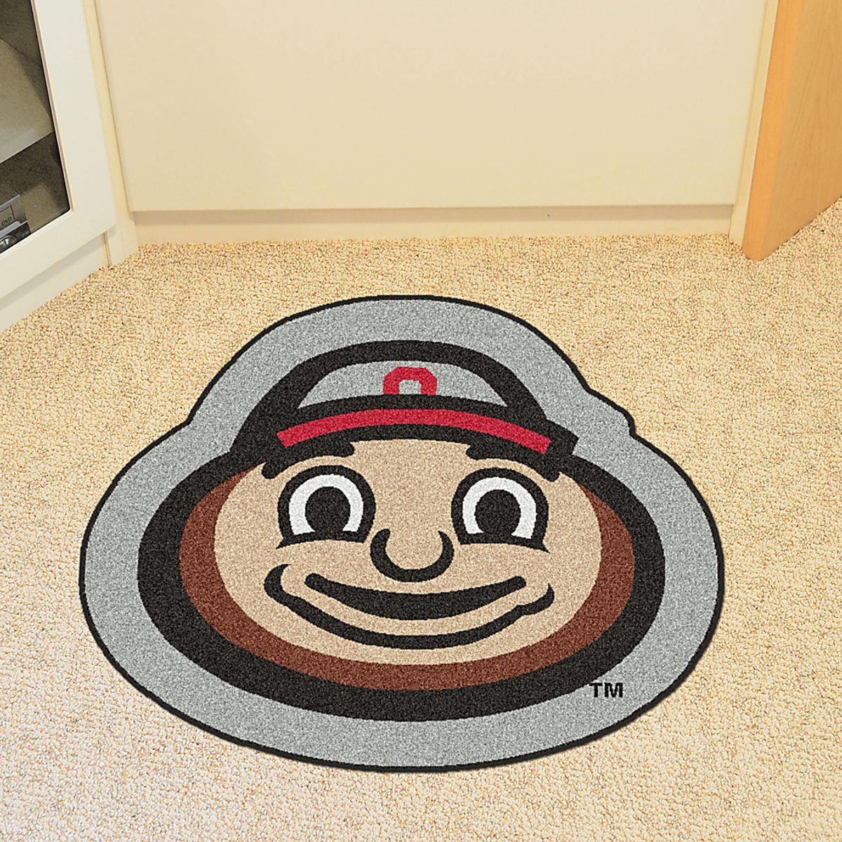 Ncaa Football Mascot Brown Rug | Rooms to Go