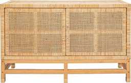 Neath Natural Light Wood Beige,White Buffet | Rooms to Go