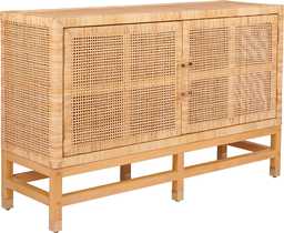 Neath Natural Light Wood Beige,White Buffet | Rooms to Go