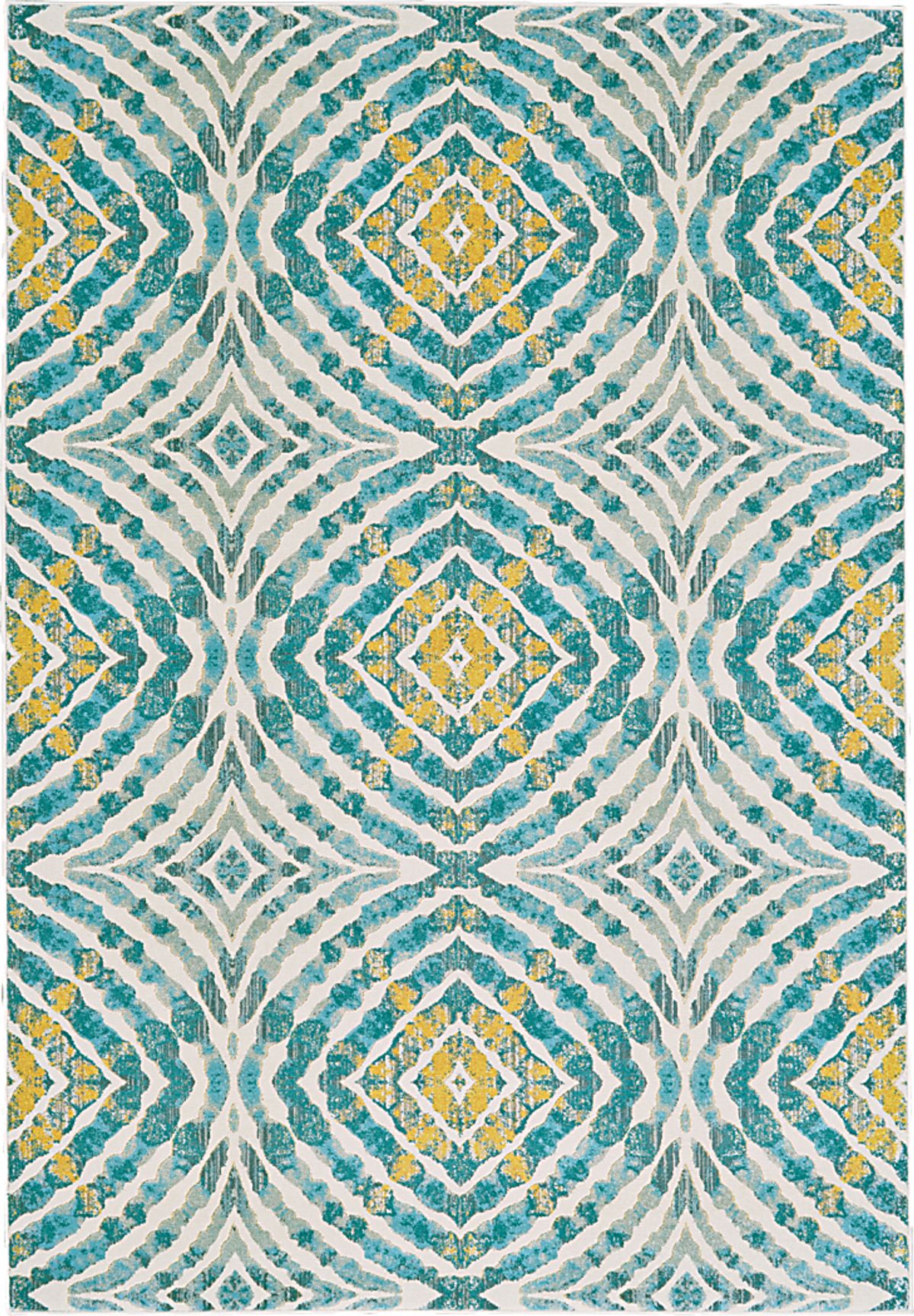 Neave Gray,Teal Blue,Gray,Green Rug | Rooms to Go