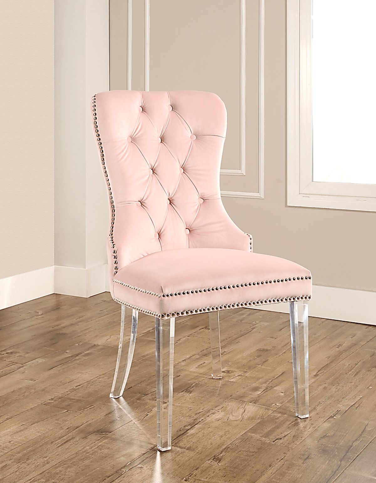 Necco Blush Colors,Pink Side Chair | Rooms to Go
