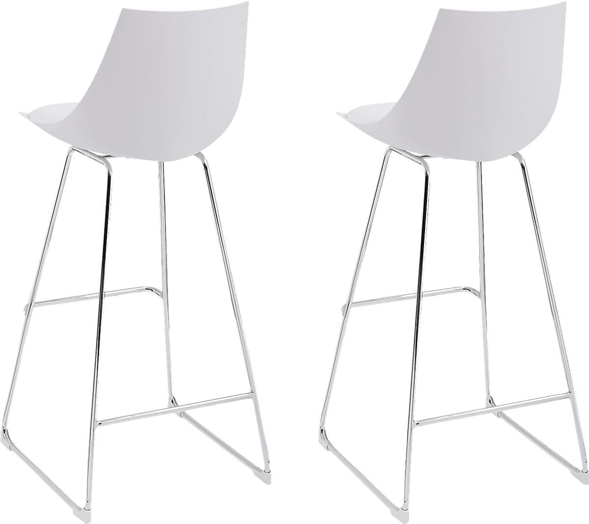 Neoway White Colors,White Counter Stool, Set Of 2 | Rooms to Go
