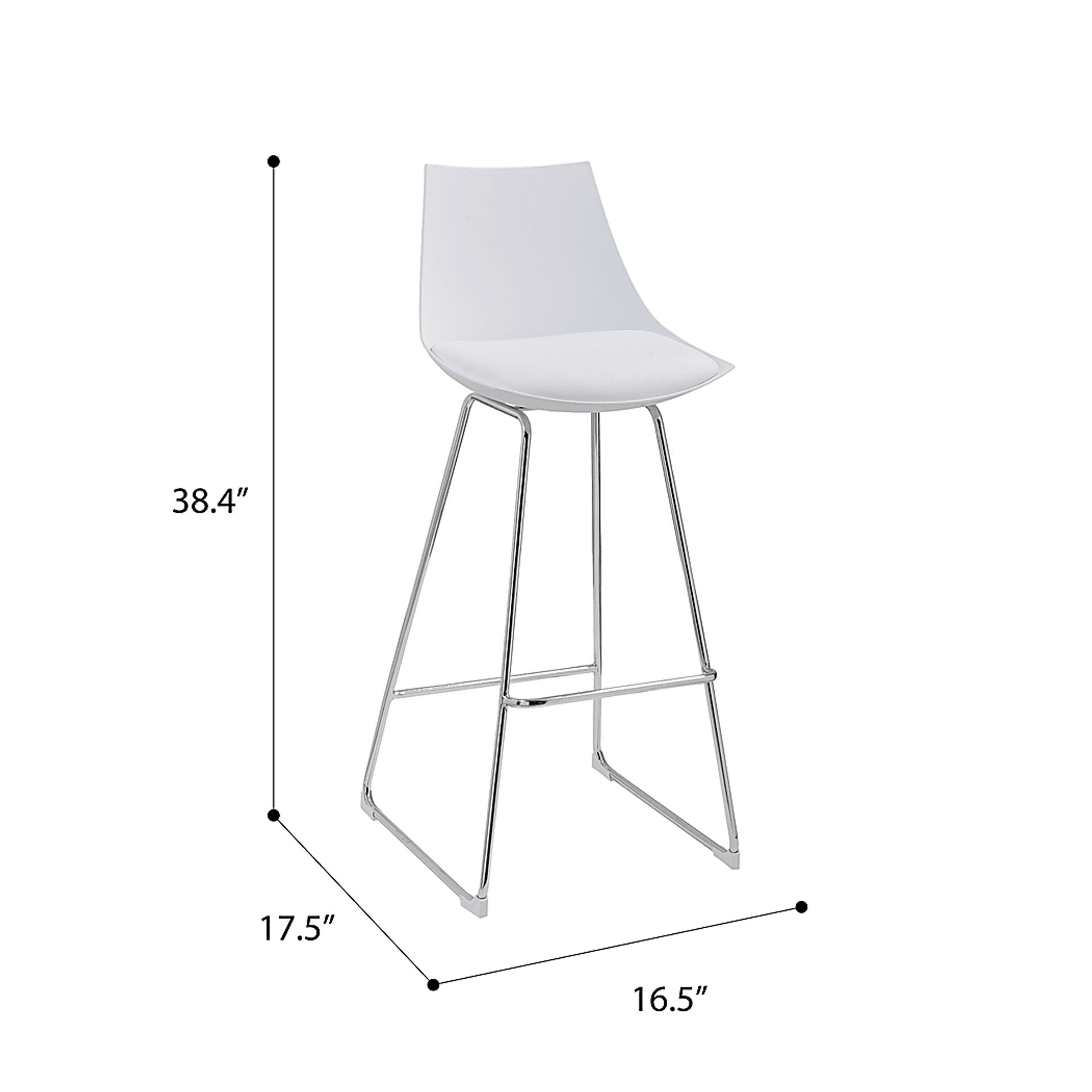 Neoway White Colors,White Counter Stool, Set Of 2 | Rooms to Go