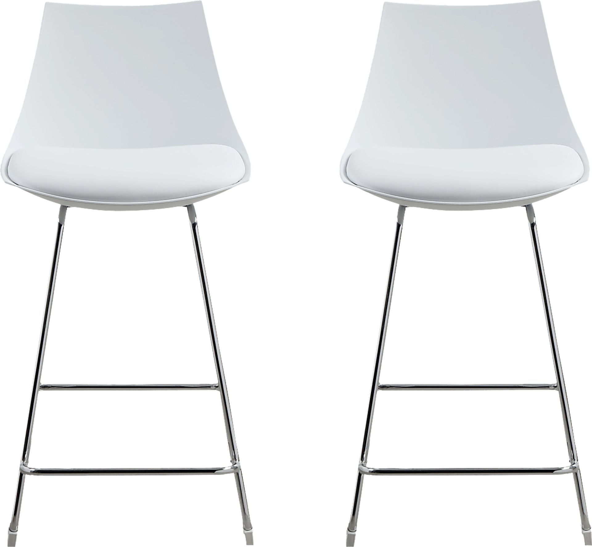 Neoway White Colors,White Counter Stool, Set Of 2 | Rooms to Go