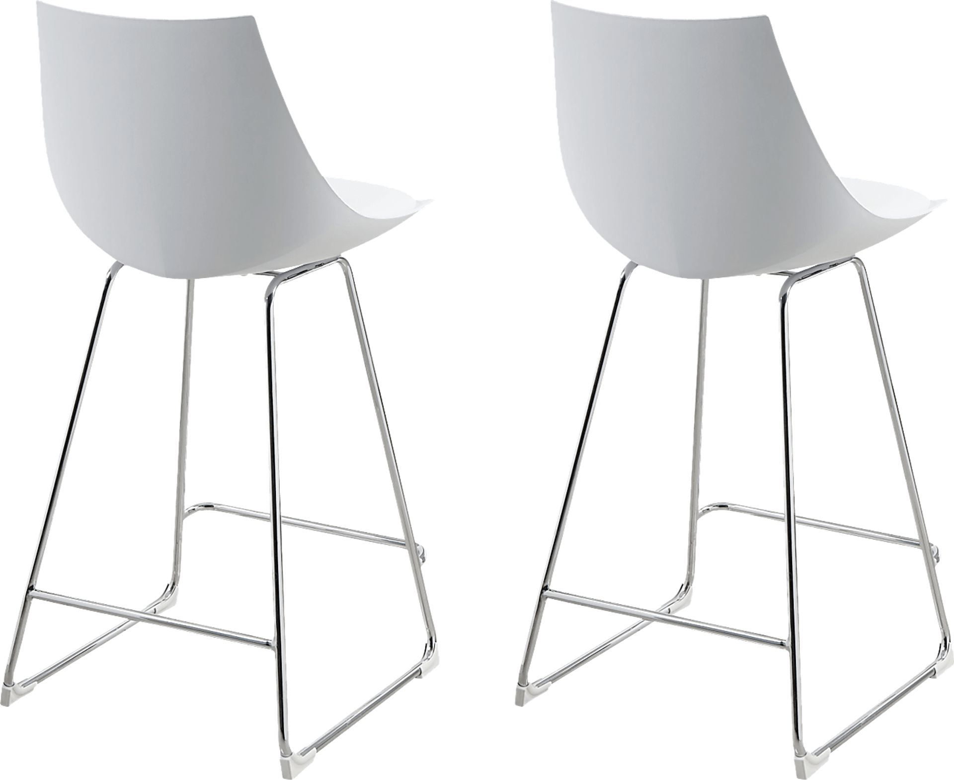 Neoway White Colors,White Counter Stool, Set Of 2 | Rooms to Go