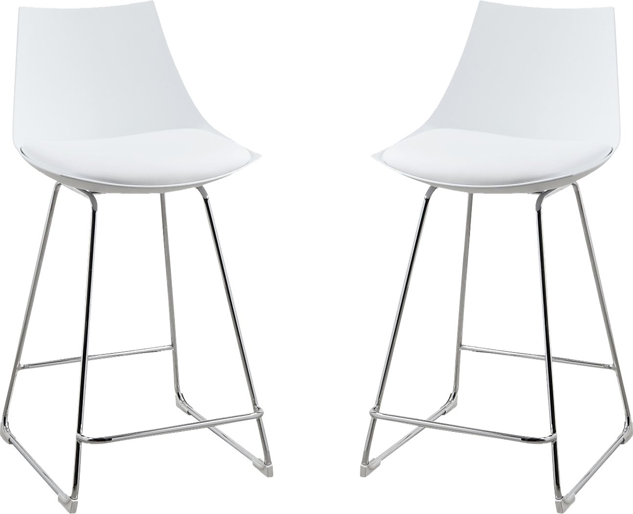 Neoway White Colors,White Counter Stool, Set Of 2 | Rooms to Go