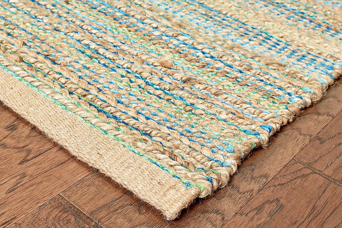 Neviah Blue Rug | Rooms to Go