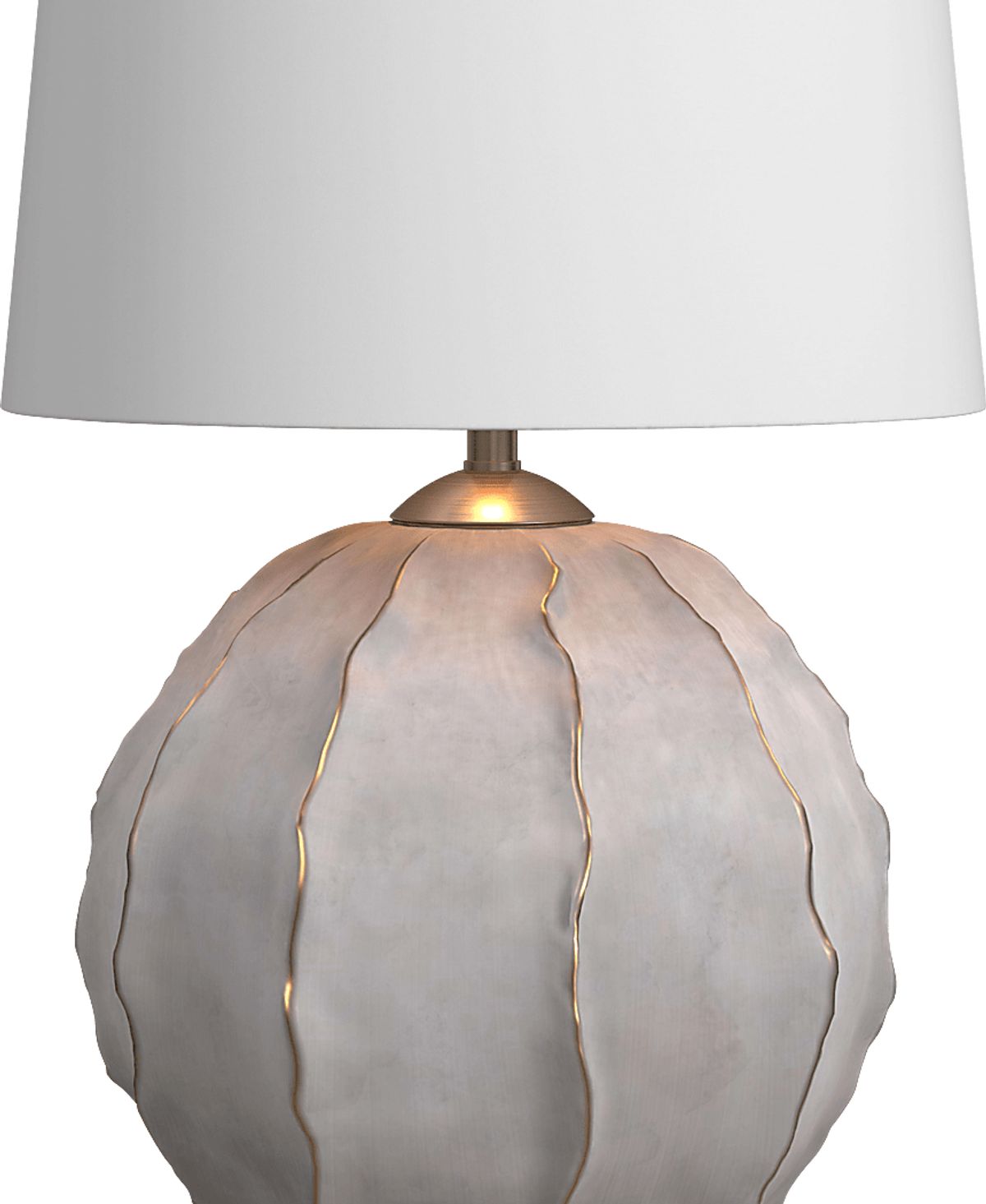 Neving Bay Gray Table Lamp | Rooms to Go