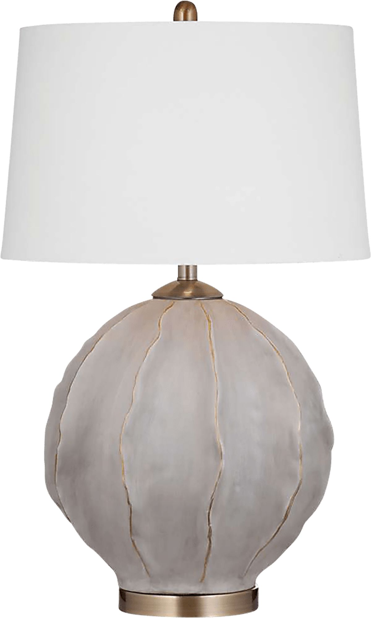 Neving Bay Gray Table Lamp | Rooms to Go