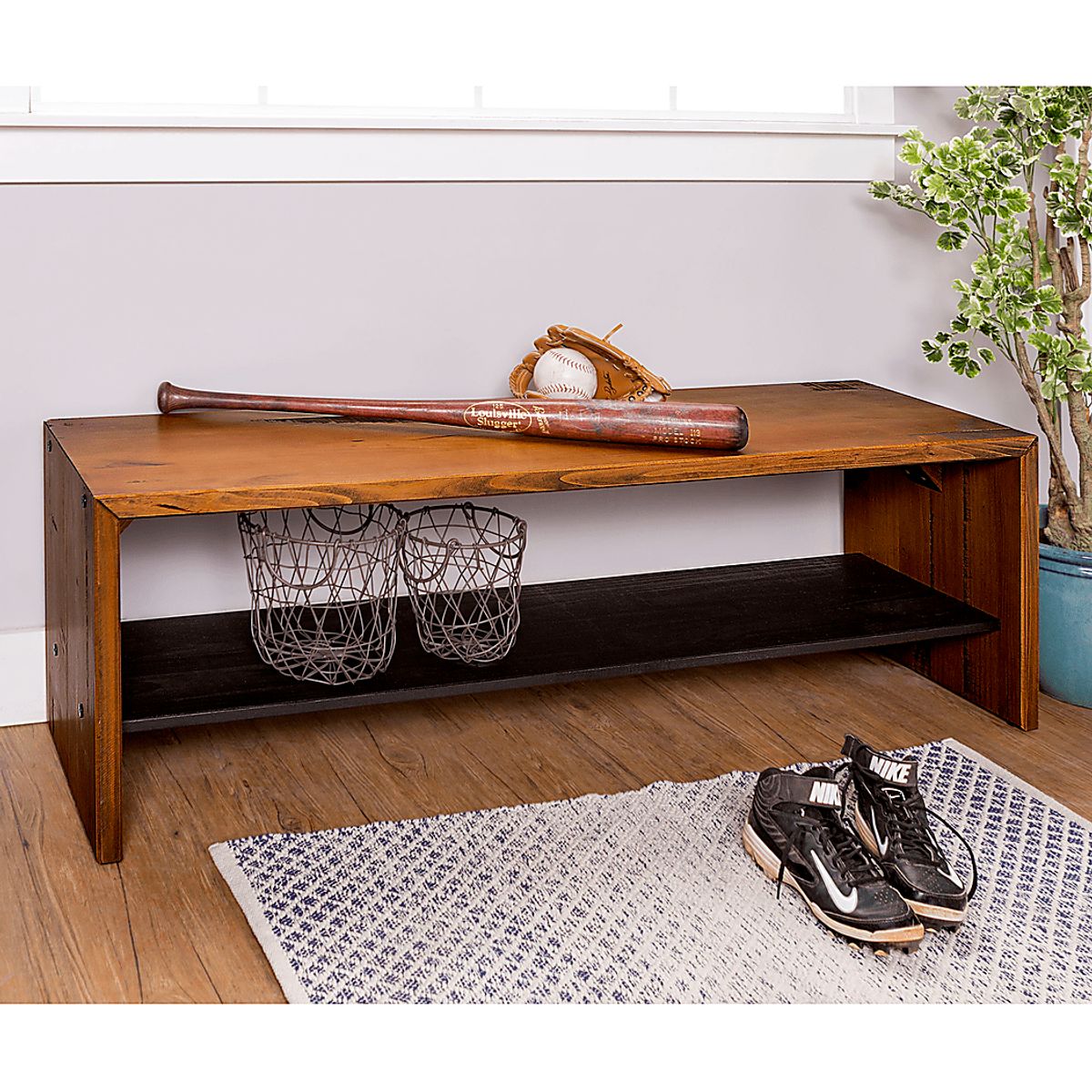 New Shoreham Brown Bench | Rooms to Go