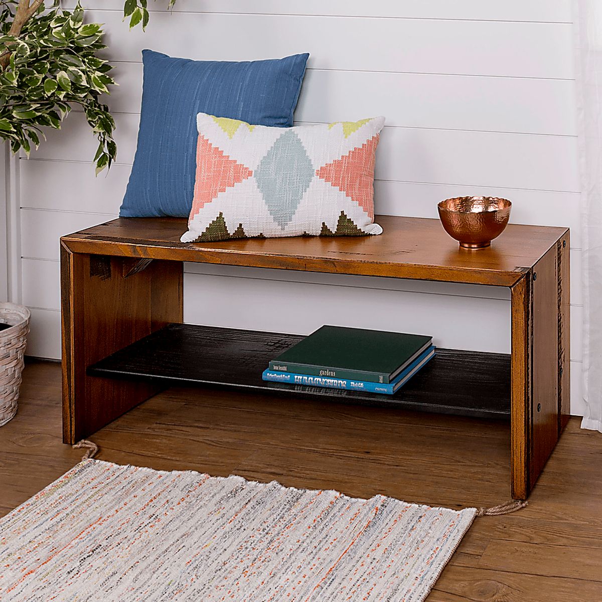 New Shoreham Brown Bench | Rooms to Go