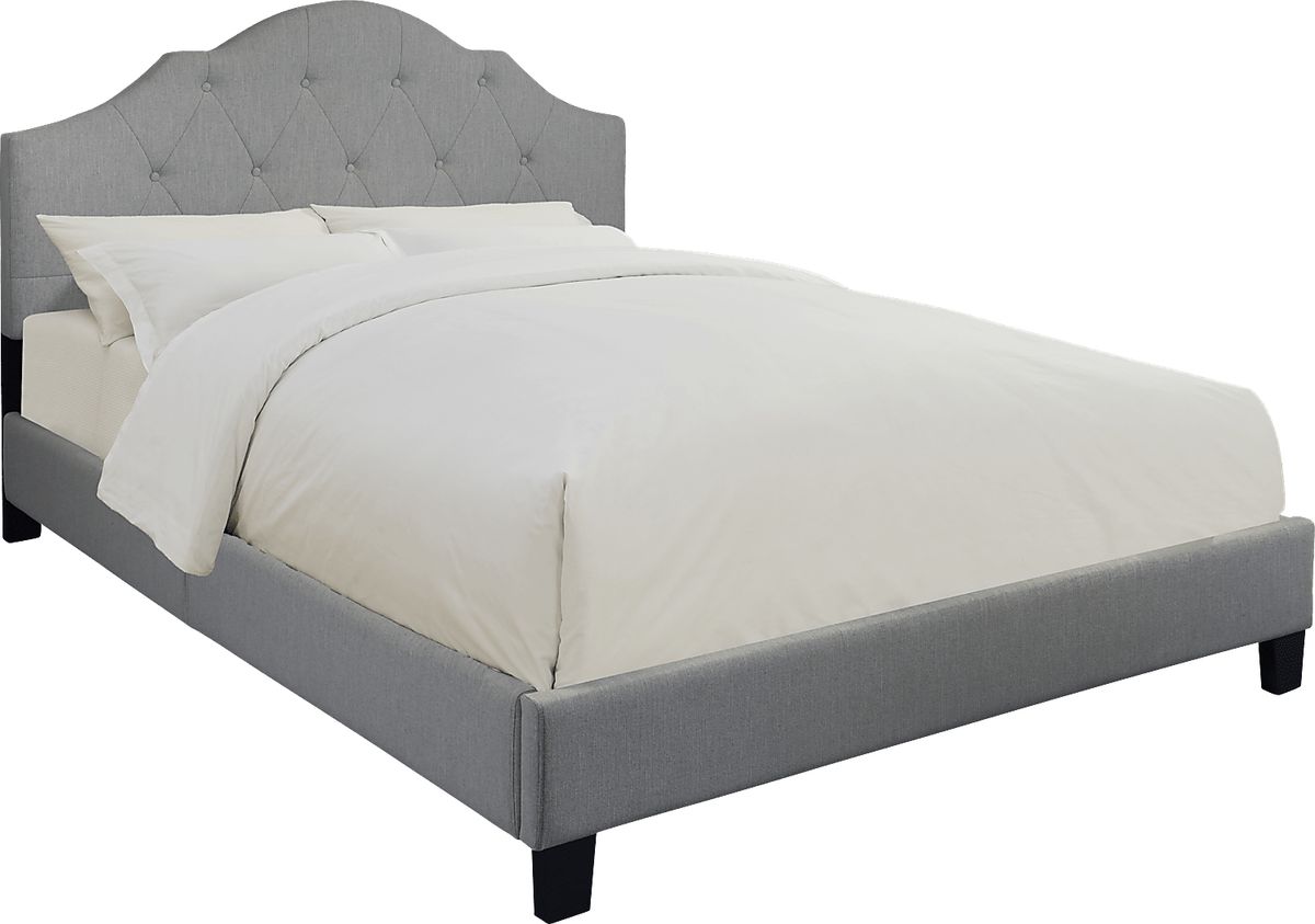 Newning Gray Polyester Fabric Queen Bed | Rooms to Go
