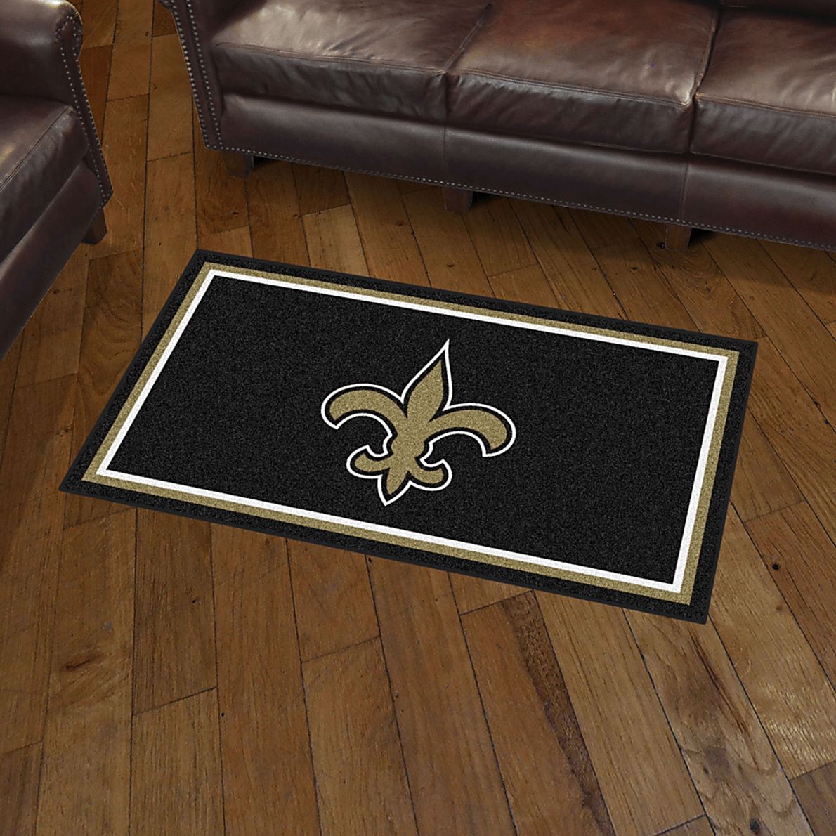 NFL Big Game New Orleans Saints 3' x 5' Rug - Rooms To Go