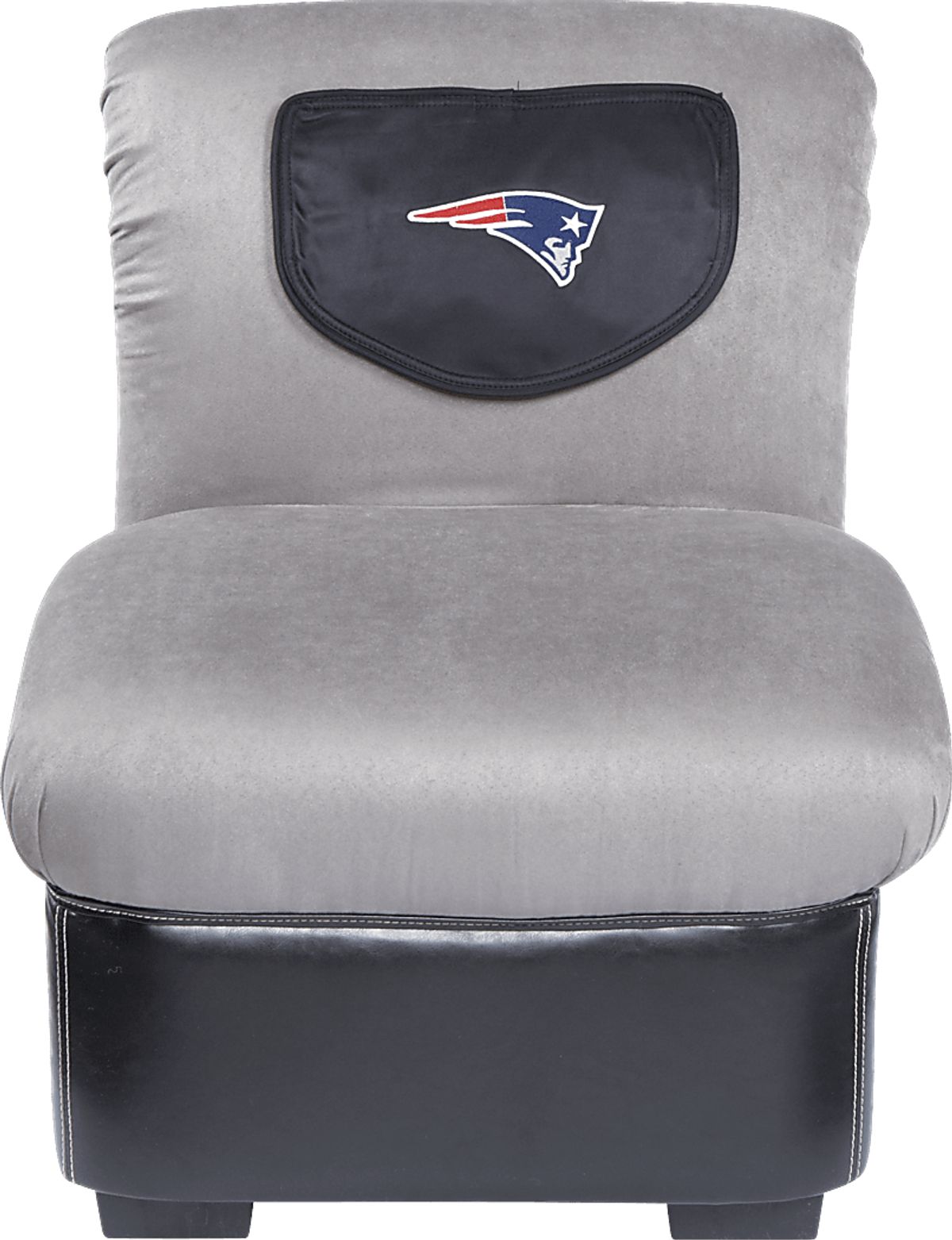 Nfl Patch Gray Microfiber Chair | Rooms to Go