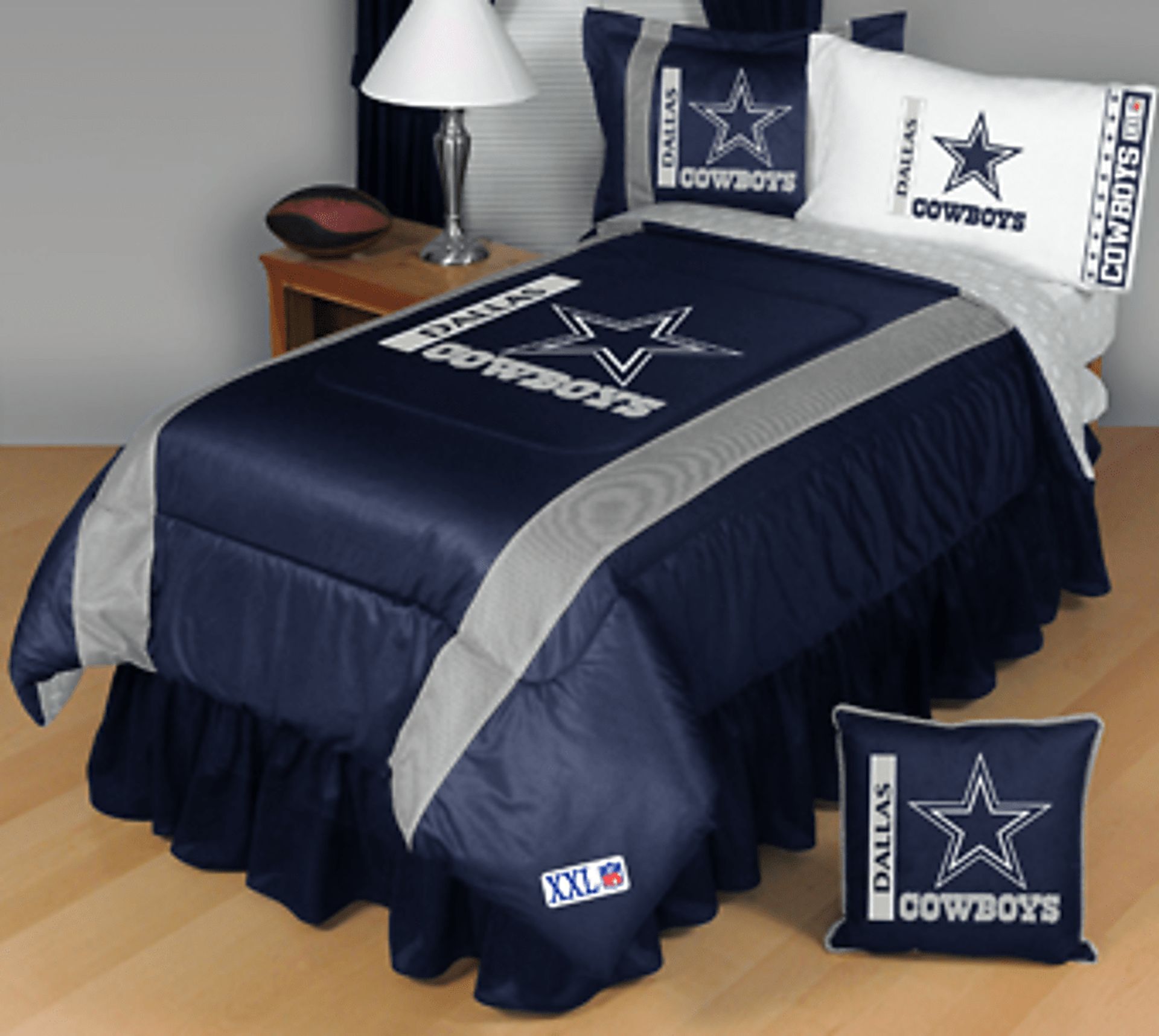 Nfl Sidelines Blue Full Bed Set | Rooms to Go