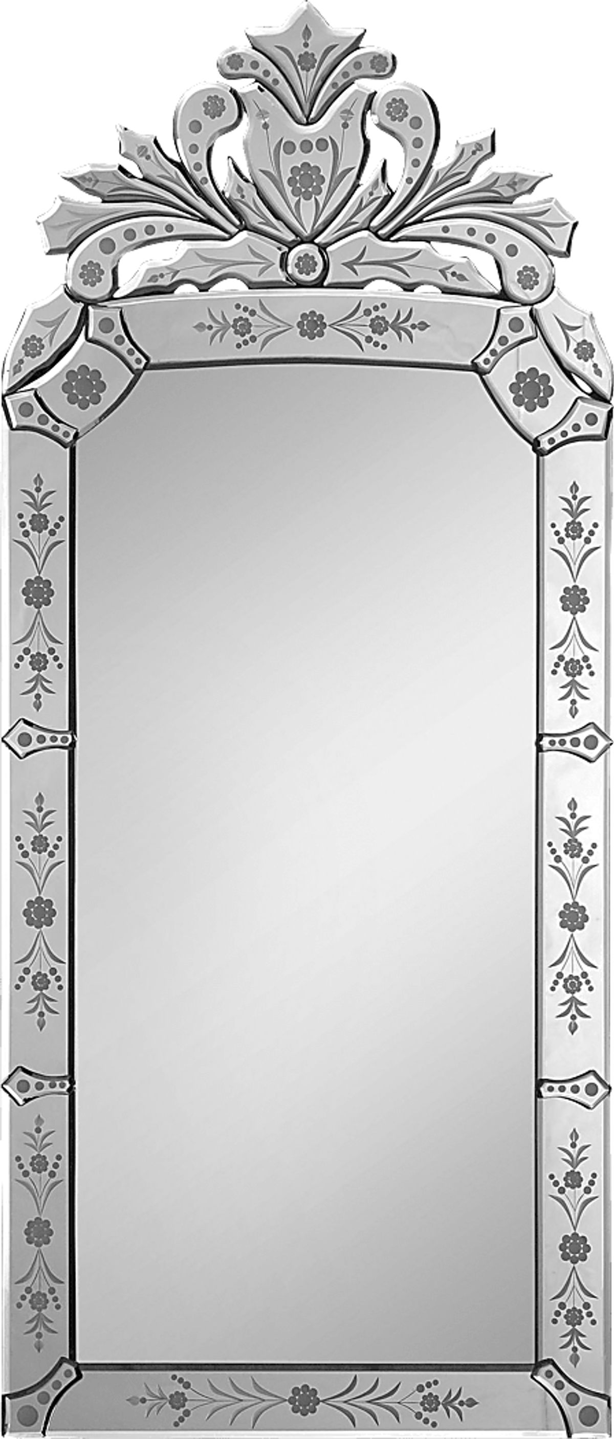 Nichelle Silver Gray Mirror | Rooms to Go