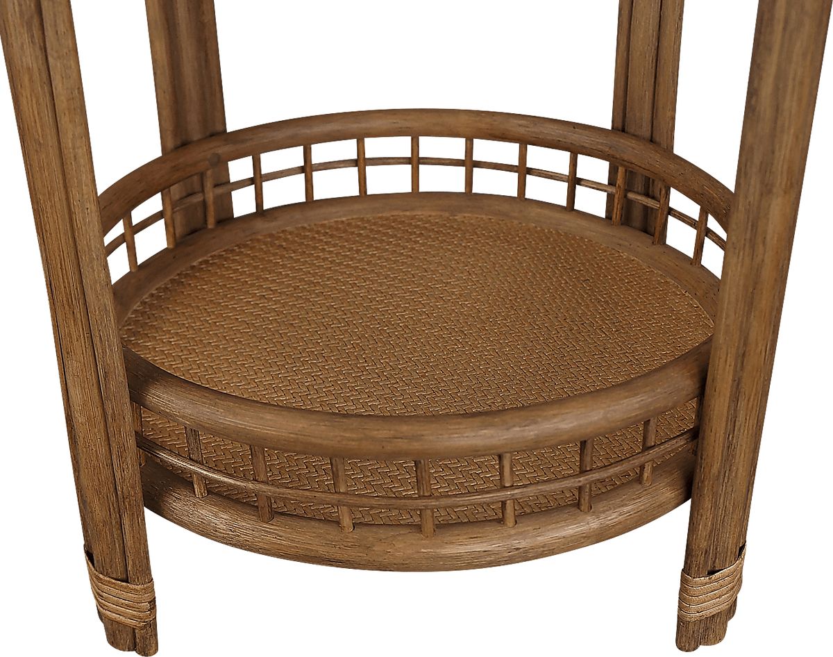Nikali Walnut Dark Wood End Table | Rooms to Go