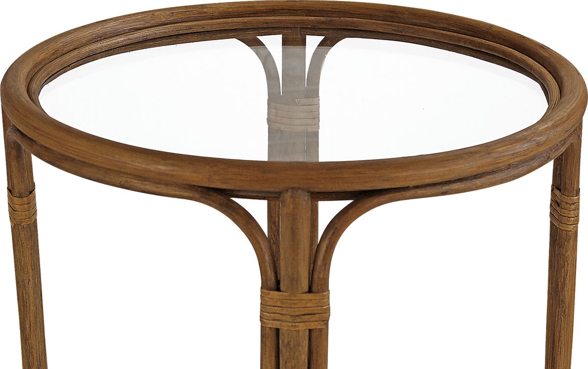 Nikali Walnut Dark Wood End Table | Rooms to Go