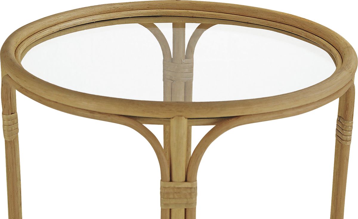 Nikali Natural Light Wood End Table | Rooms to Go