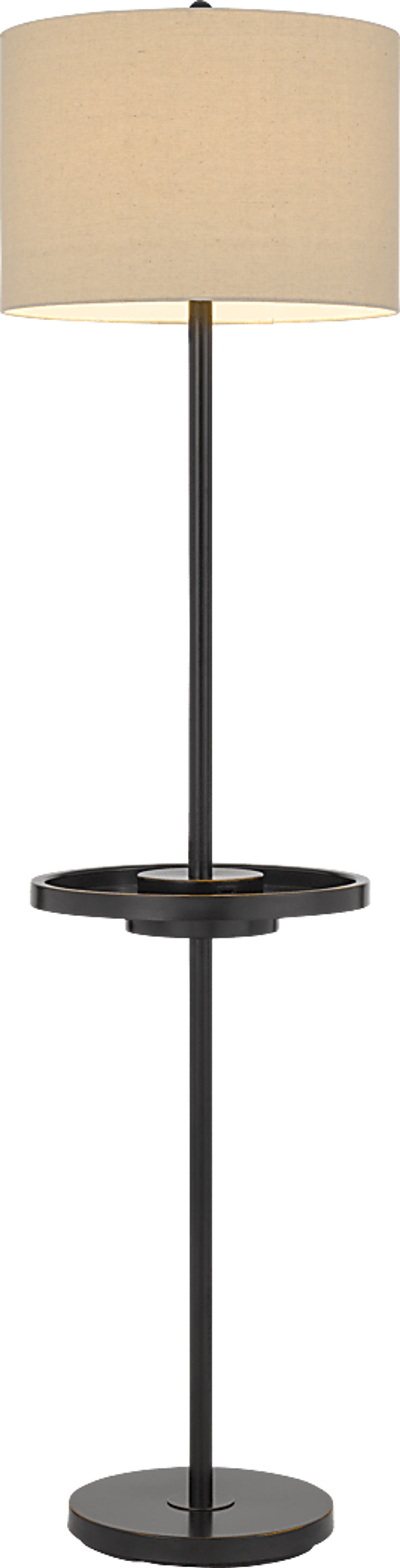 Nittany Drive Bronze Brown,Yellow Floor Lamp | Rooms to Go