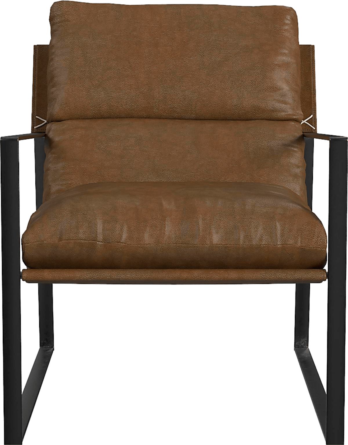 Nixa Brown Polyurethane Fabric Accent Chair | Rooms to Go