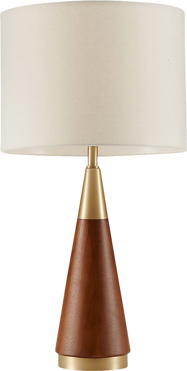 Noble Post Brown Lamp - Rooms To Go