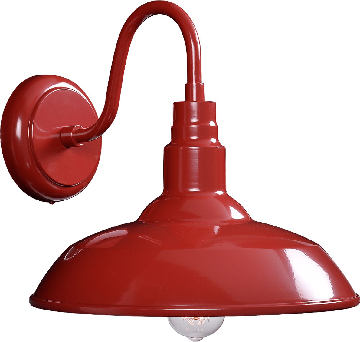 Nogales Red Outdoor Wall Sconce - Rooms To Go