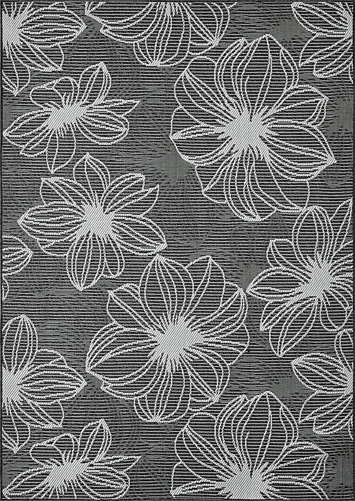 Noha Gray Outdoor Rugs | Rooms to Go