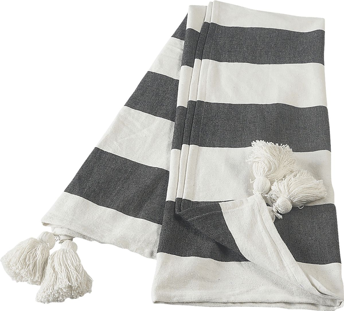 Nokodes Black Throw Blanket | Rooms to Go