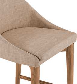 Nordonna Tan Beige,Brown Polyester Fabric Counter Stool | Rooms to Go