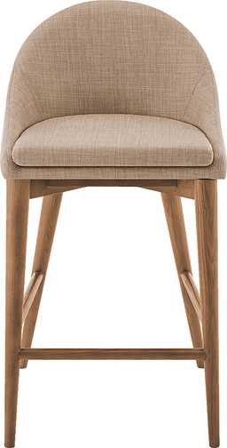Nordonna Tan Beige,Brown Polyester Fabric Counter Stool | Rooms to Go