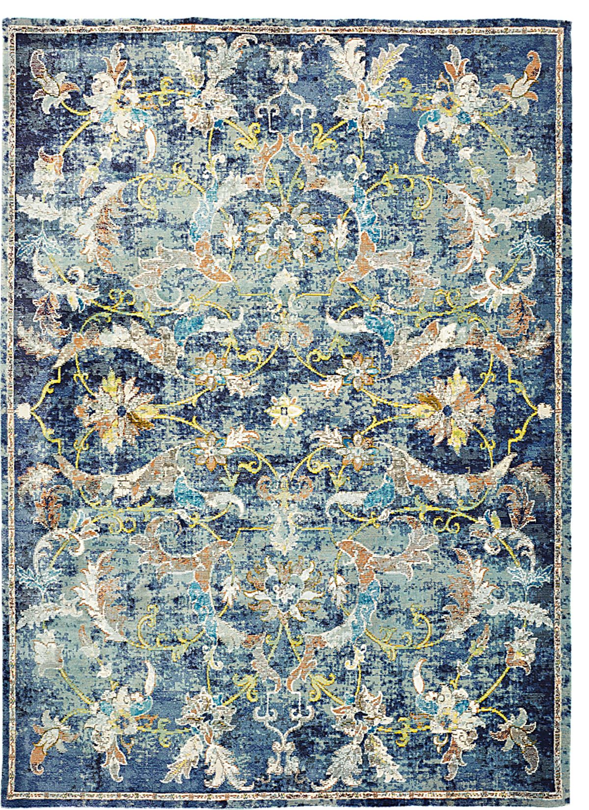Norene Navy Blue Rug | Rooms to Go