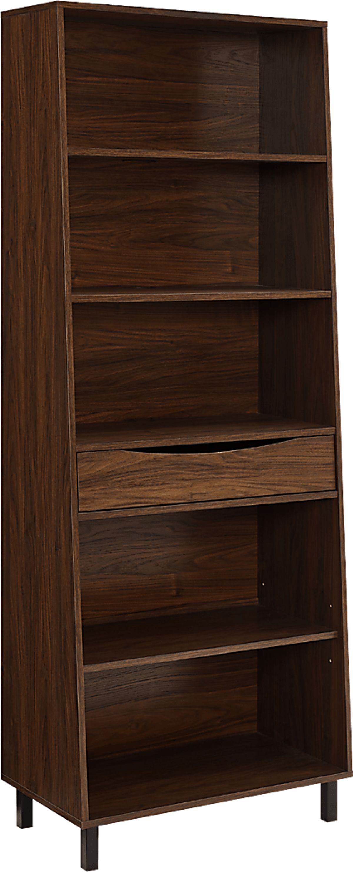 Norhill Walnut Dark Wood Bookcase | Rooms to Go