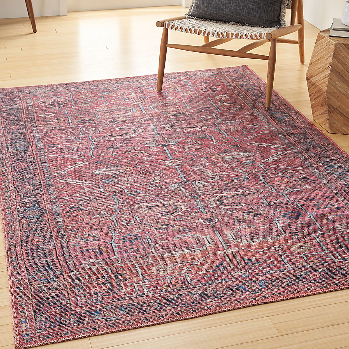 Norlena Brick Red Rugs | Rooms to Go