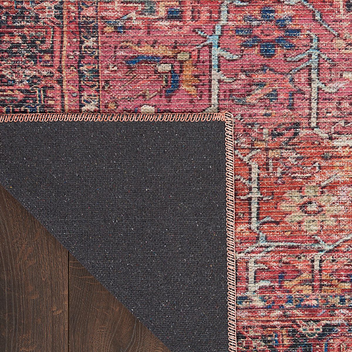 Norlena Brick Red Rugs | Rooms to Go